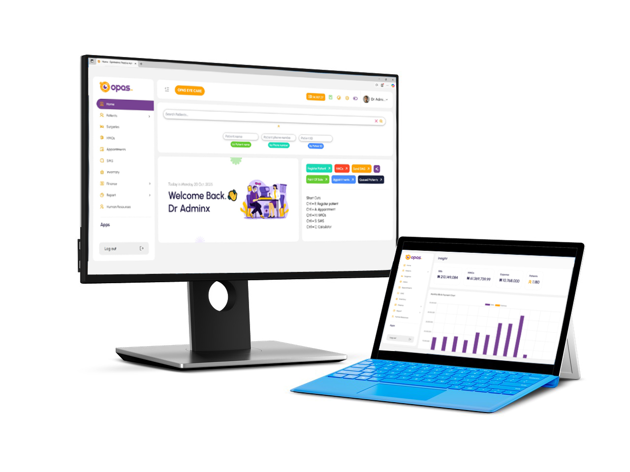 OPAS - Ophthalmic Practice Administration System